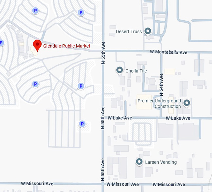 16. glendale public market map