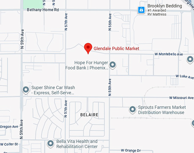 16. glendale public market map