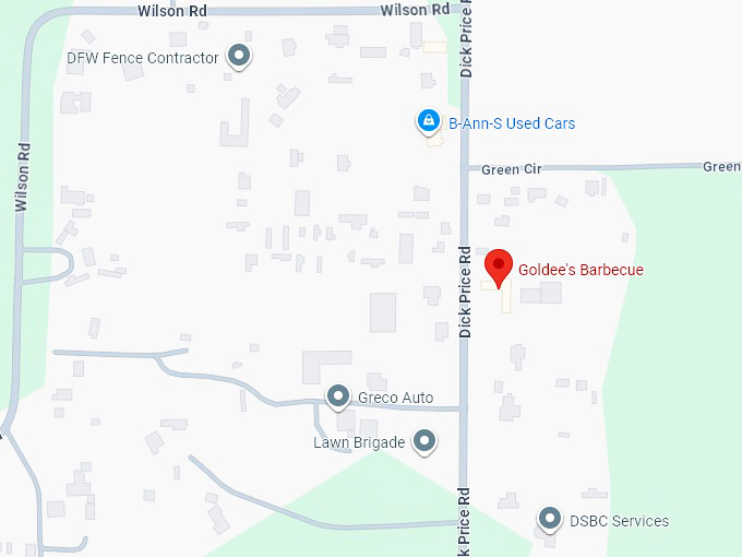 16. goldee's barbecue map