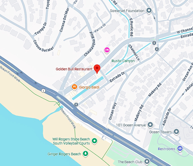 16. golden bull restaurant map