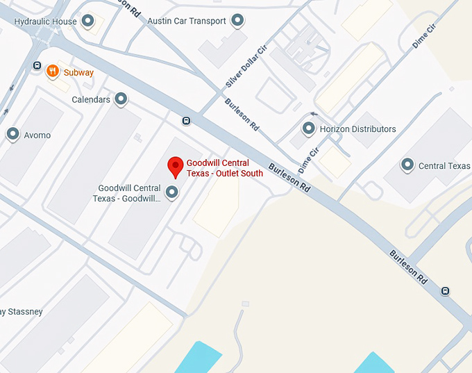 16. goodwill central texas outlet south map