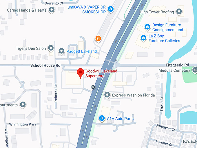 16. goodwill lakeland superstore map