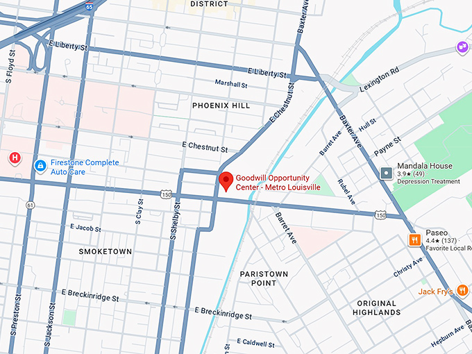 16. goodwill opportunity center metro louisville map