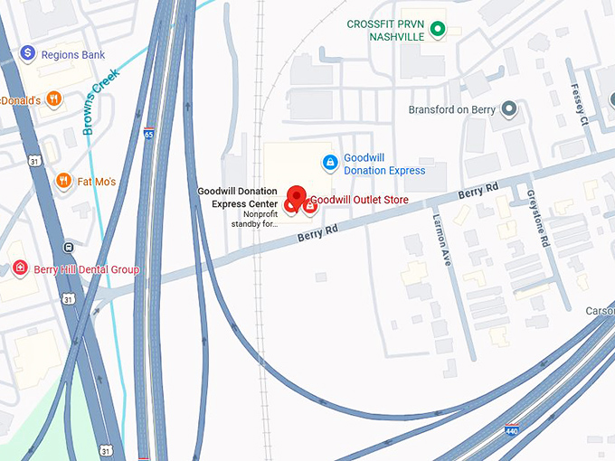 16. goodwill outlet store (780 berry rd) map