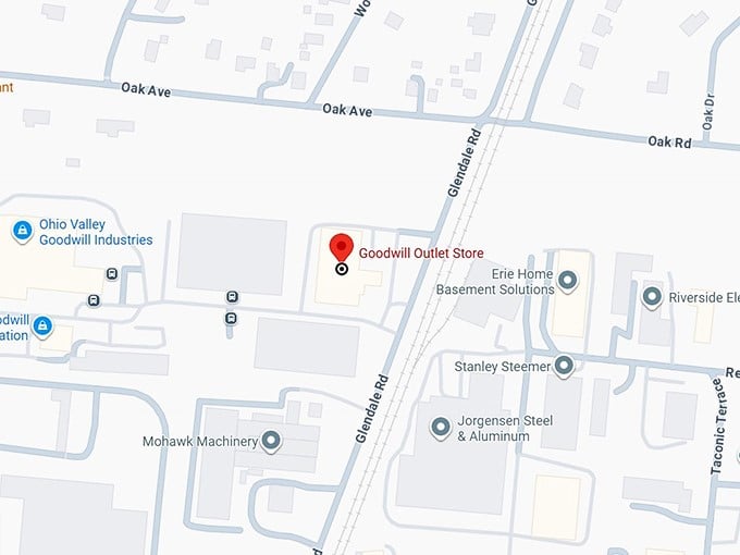 16. goodwill outlet store (glendale rd) map