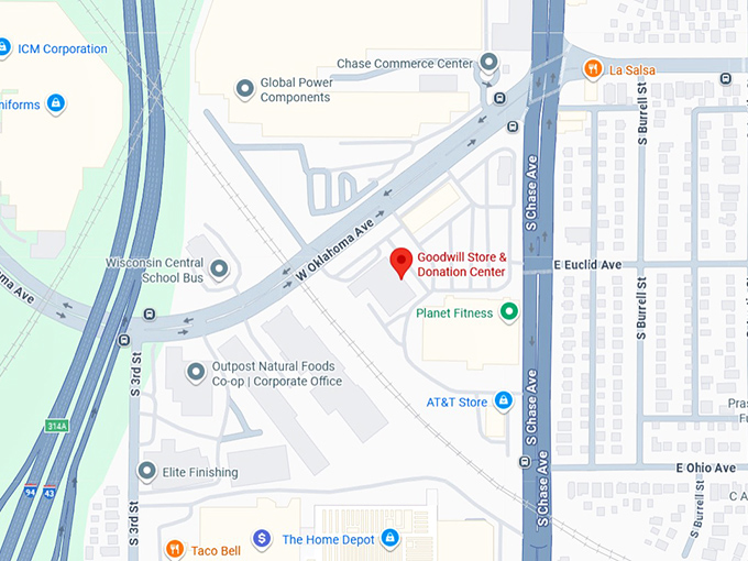 16. goodwill store & donation center 153 w oklahoma ave map
