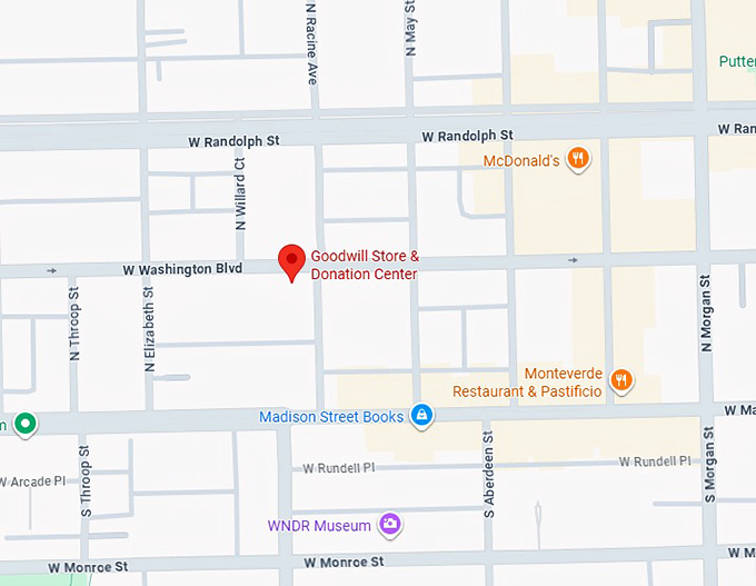16. goodwill store & donation center map