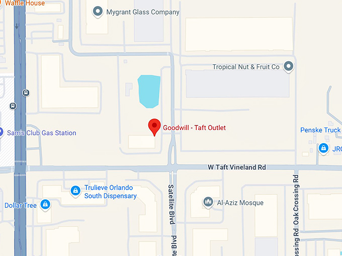 16. goodwill taft outlet map