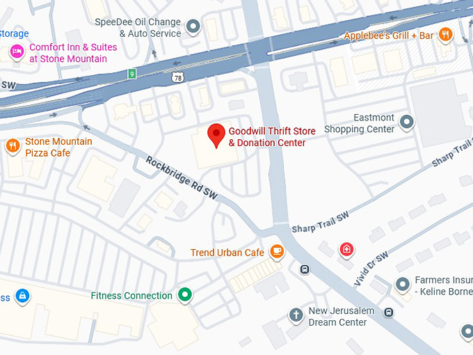 16. goodwill thrift store & donation center map