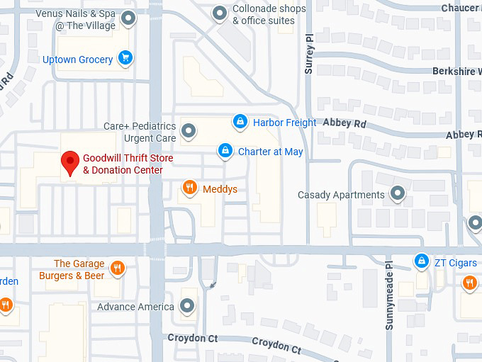 16. goodwill thrift store & donation center map