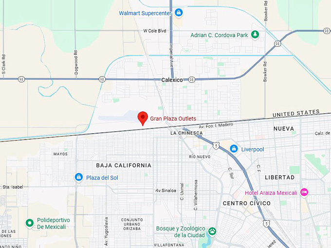 16. gran plaza outlets map