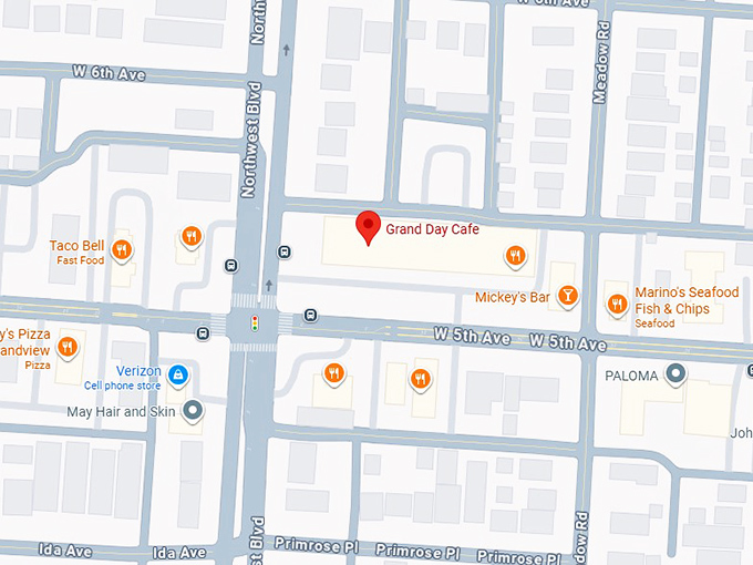 16. grand day cafe map