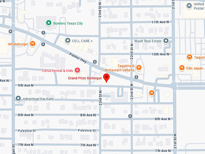 16. grand prize barbeque map