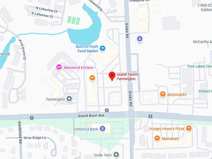 16. grand tavern - farmington map