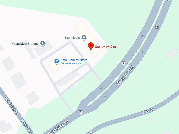 16. grandview diner map