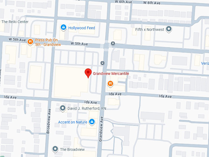 16. grandview mercantile map