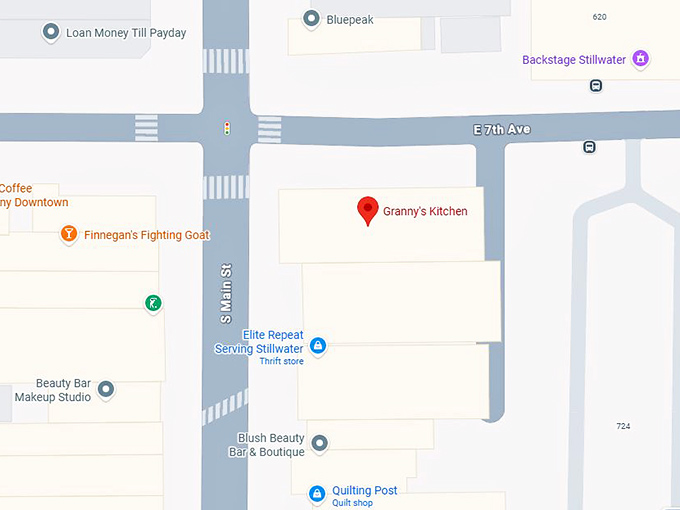 16. granny’s kitchen map