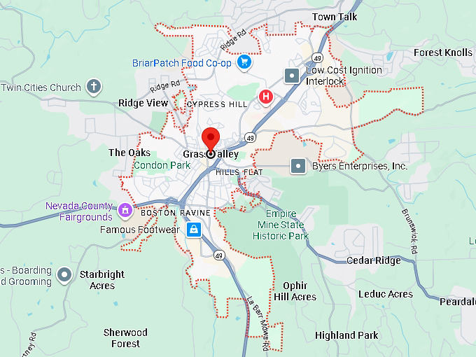 16. grass valley map