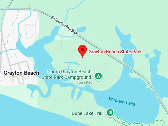 16. grayton beach state park map