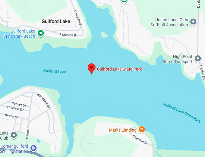 16. guilford lake state park map