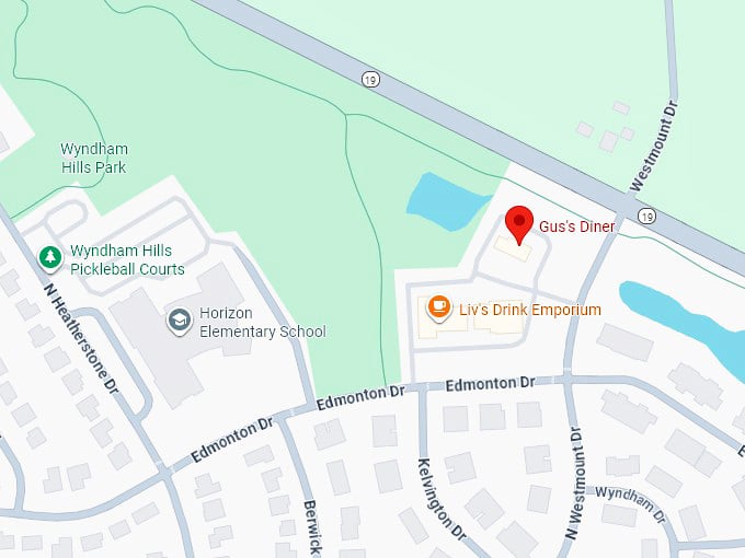 16. gus&rsquo;s diner map