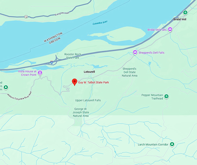 16. guy w. talbot state park map