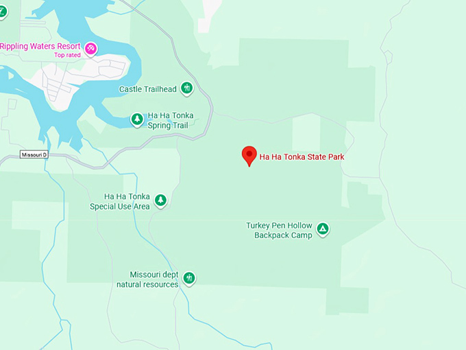 16. ha ha tonka state park map