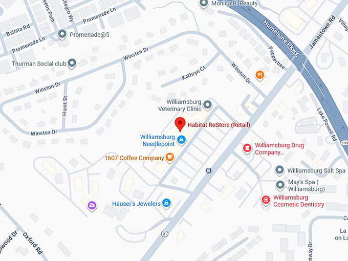 16. habitat restore (retail) map