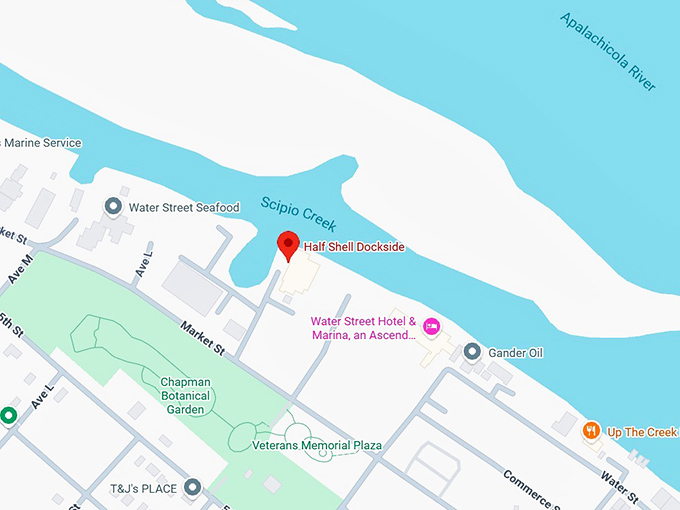 16. half shell dockside map