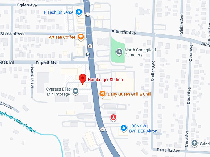 16. hamburger station map