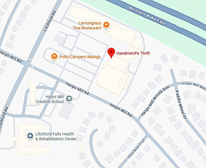 16. handmeups thrift map