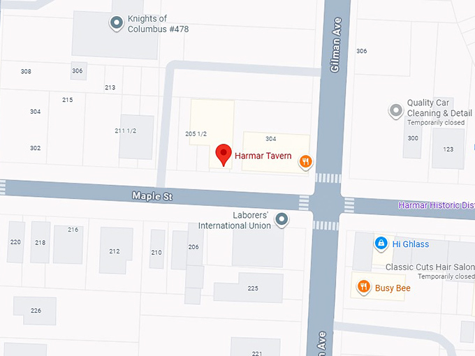 16. harmar tavern marietta map