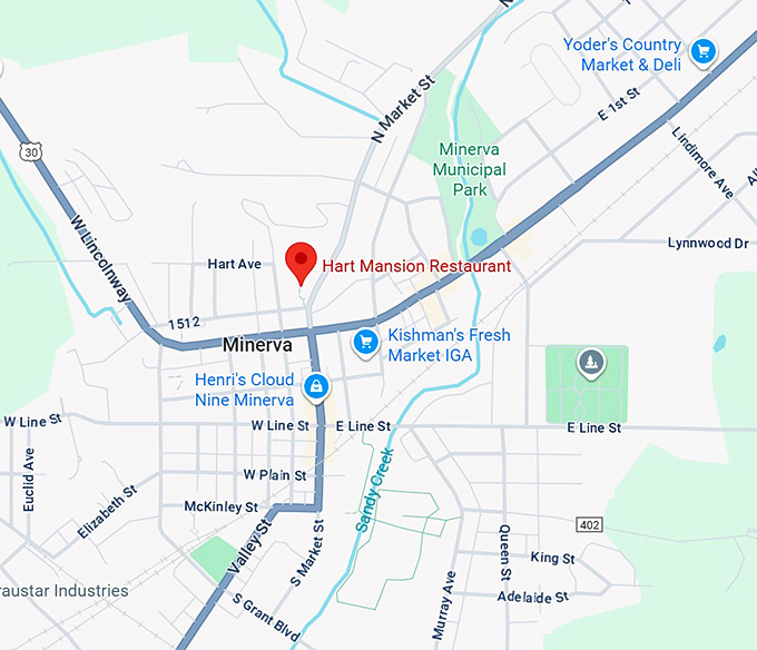 16. hart mansion restaurant map