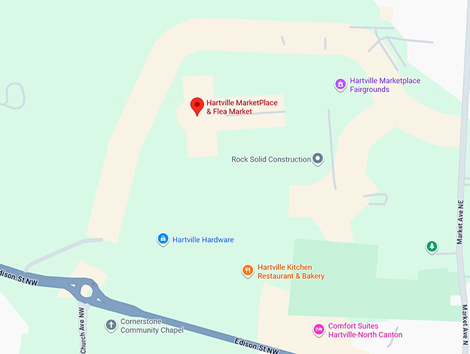 16. hartville marketplace & flea market map