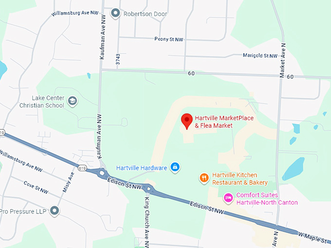 16. hartville marketplace & flea market map
