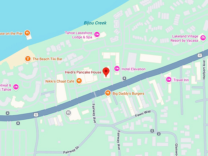 16. heidi's pancake house map