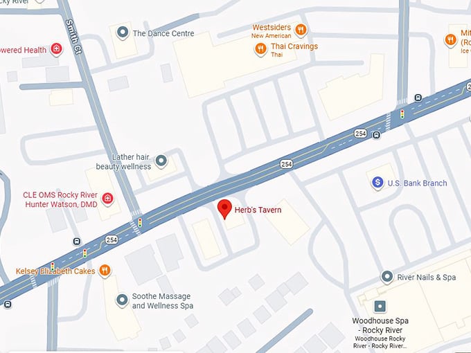 16. herb's tavern map