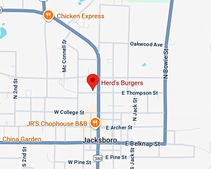 16. herd's burgers map