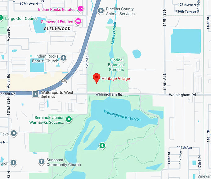 16. heritage village map