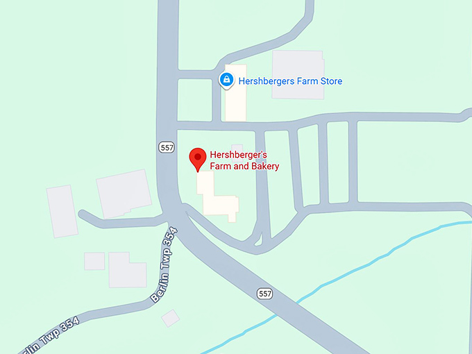 16. hershberger's farm and bakery map