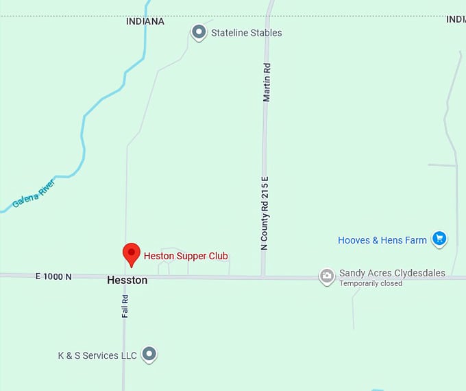 16. heston supper club map