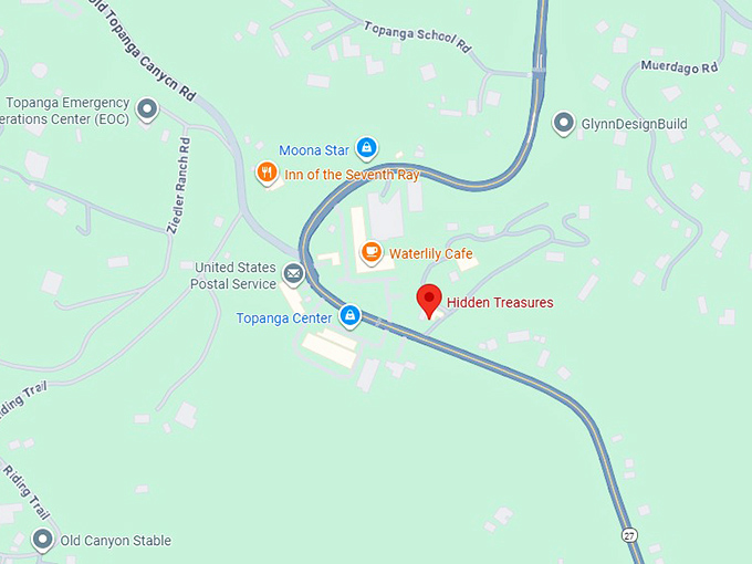 16. hidden treasures map