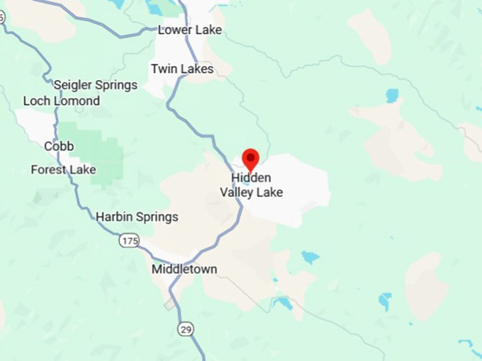16. hidden valley lake map