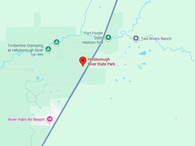16. hillsborough river state park map