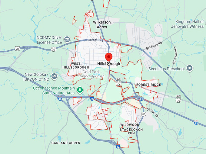 16. hillsborough map