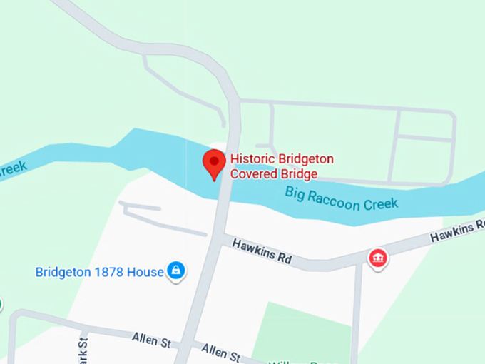 16. historic bridgeton covered bridge