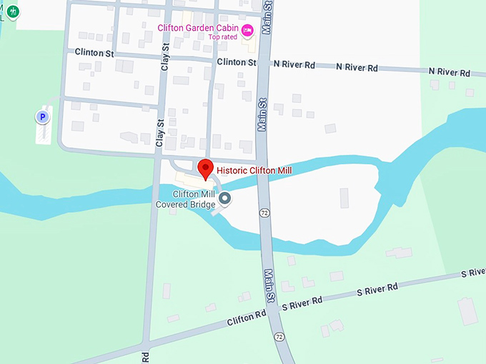 16. historic clifton mill map