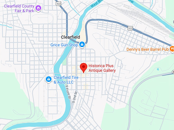 16. historica plus antique gallery map