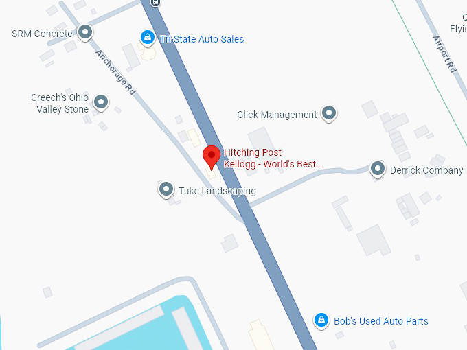 16. hitching post kellogg world's best fried chicken map