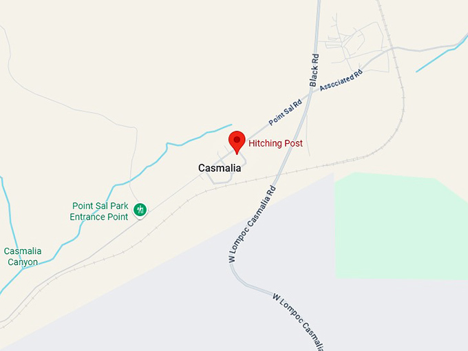 16. hitching post map